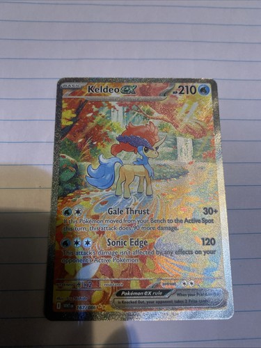 Pokemon White Flare Keldeo EX Special Illustration Sir 167/086 English ...