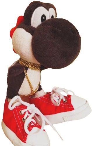 REALLY ACCURATE SML BLACK YOSHI PLUSHIE | eBay