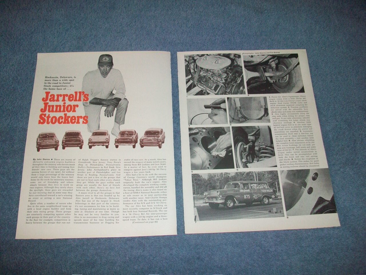 Alex Jarrell Junior Super Stocker's Tri-Five Chevy Vintage Racing Info ...