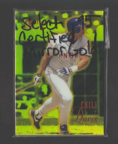 1995 Select Certified Mirror Gold - CALIFORNIA ANGELS Team Set | eBay