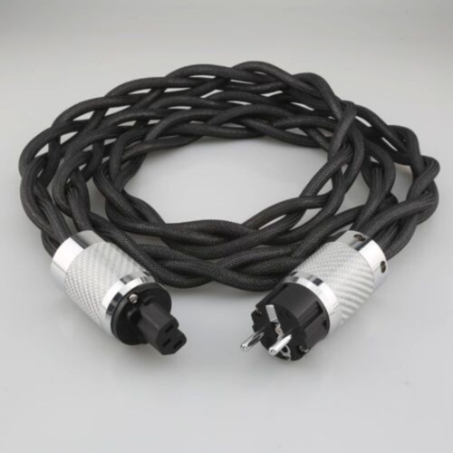 Audiophile AC HiFi Audio Power Cable Silver Plated 8N OCC Main Cord ...