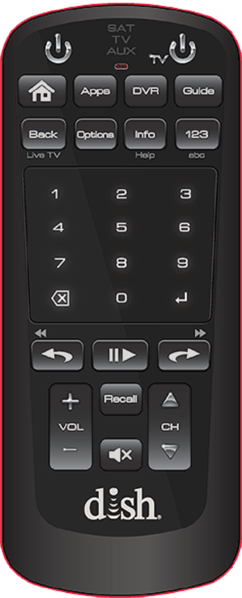 Dish Network 50.0 Voice Remote Control Digitizer Touch Hopper Joey 4K ...