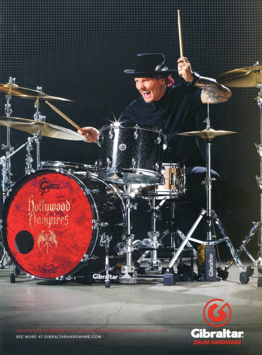 Matt Sorum Drum Kit Matt Sorum | Playing Gretsch Drums For Me Is