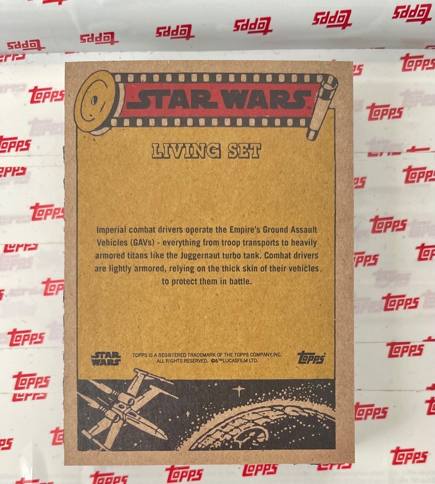 2021 Topps Star Wars Living Set IMPERIAL JUGGERNAUT DRIVER | eBay