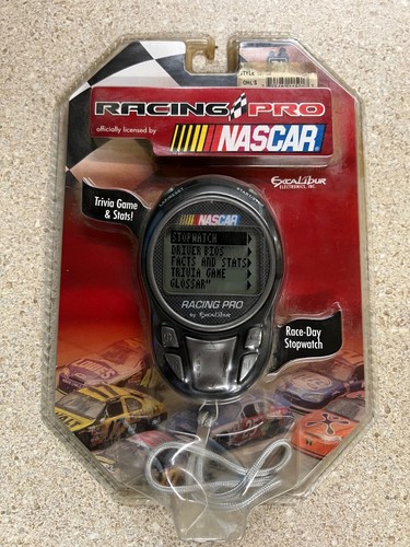 Excalibur NASCAR Racing Pro Handheld Electronic Game Race-Day Stopwatch ...
