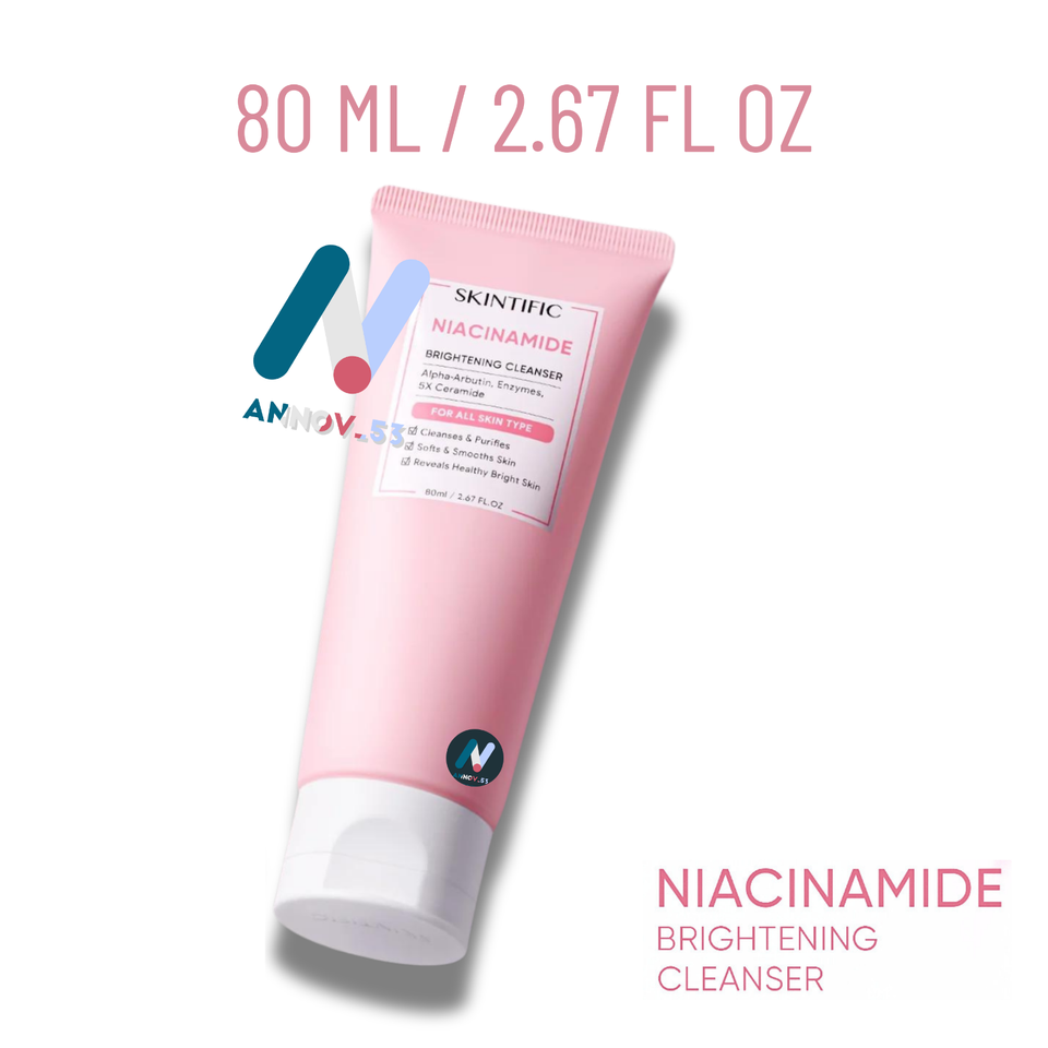 SKINTIFIC Niacinamide Bright Cleanser Facial Wash Antioxidant Radiant ...