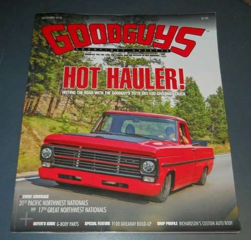 GOODGUYS MAGAZINE GOODTIMES GAZETTE DEC 2018 HOT HAULER PACIFIC ...