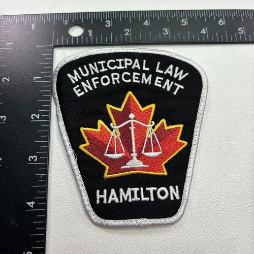 Vintage MUNICIPAL LAW ENFORCEMENT HAMILTON Police Patch 39D6 | eBay