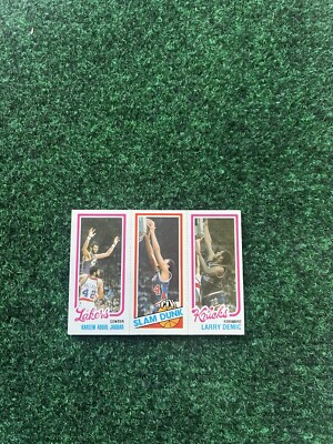 1980 Topps #167-253-135 Kareem Abdul-Jabbar, John Shumate, Larry Demic ...