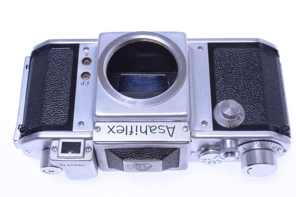 ASAHIFLEX IIA 35MM SLR CAMERA BOX, CASE W/ ASAHI KOGAKU TAKUMAR 58MM 2. ...