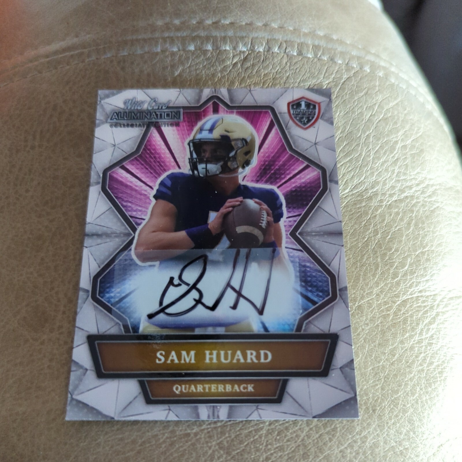 SAM HUARD 2022 WILD CARD ALUMINATION COLLEGE FOOTBALL ROOKIE AUTO | eBay