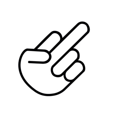 Mittelfinger Aufkleber Auto Sticker Tuning JDM Schocker Scene Bike Fun ...