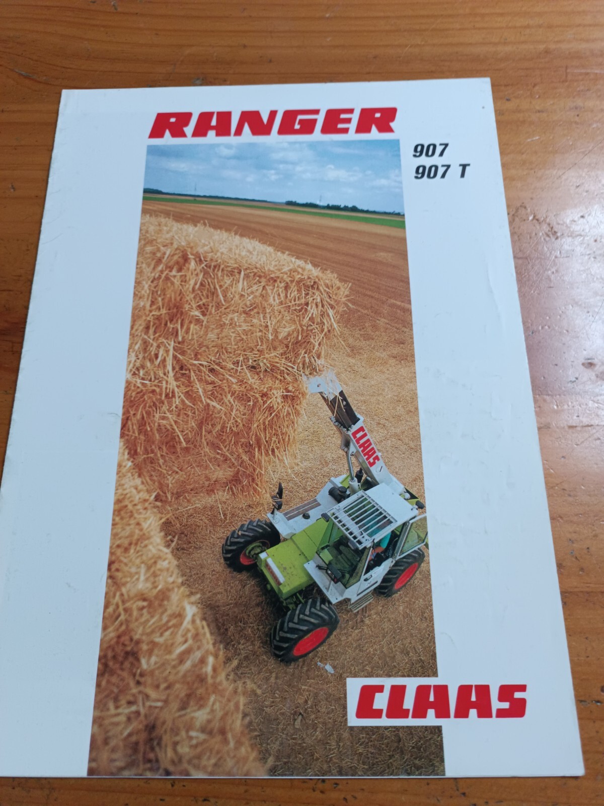 Prospekt Claas Ranger 907 T Teleskoplader Traktor Schlepper Brochüre 16 ...