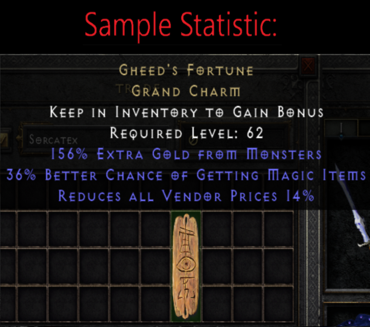 PC PS4 PS5 XBOX SWITCH Gheed's Fortune MF GC Diablo 2 Resurrected Items D2R | eBay