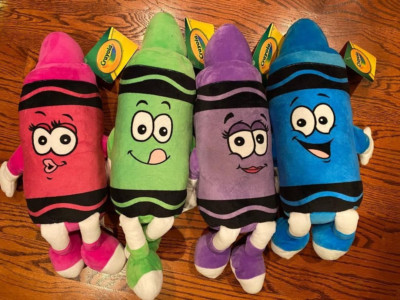 Crayola Experience Jazzberry Jam Red Crayon Plush 17” Stuffed Doll 2023 ...