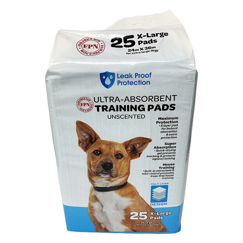 Pet Pads XL for Dogs Ultra-Absorbent Unscented Blue Pet Training Pads ...