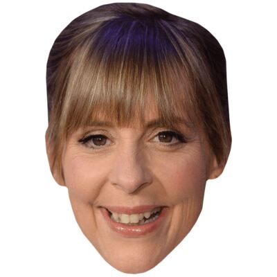 Mel Giedroyc (Bun) Celebrity Mask, Flat Card Face | eBay