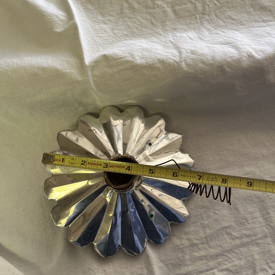 Vintage Double Glo Celluloid Foil Santa Christmas Tree Topper With ...