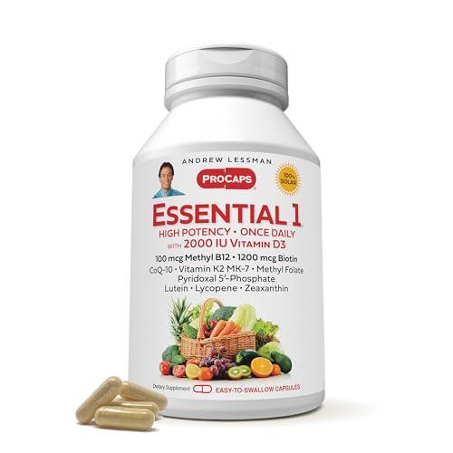 ANDREW LESSMAN Essential-1 Multivitamin 2000 IU Vitamin D3 30 Small ...