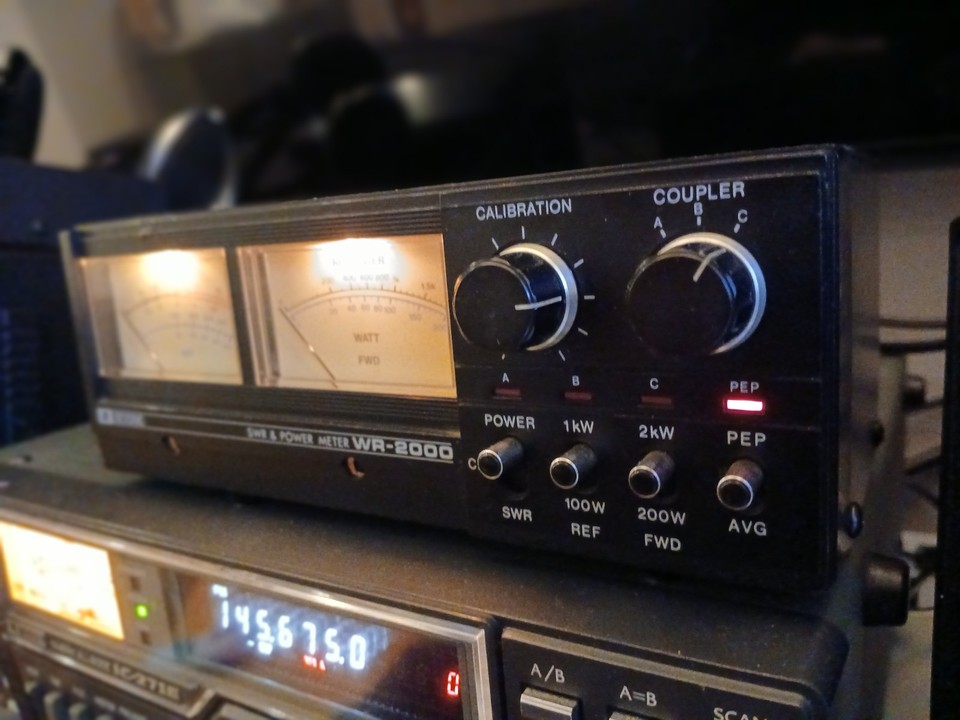 SWR/ POWER METER ICOM WR 2000 Very Rare, No Yaesu | eBay