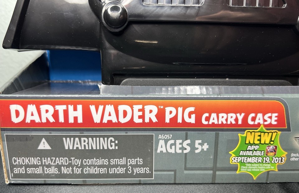 Angry Birds Star Wars Telepods Darth Vader Pig Carry Case w/ Chewbacca ...