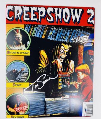 TOM SAVINI SIGNED 11X14 THE CREEP PHOTO CREEPSHOW HORROR AUTOGRAPH BAS ...