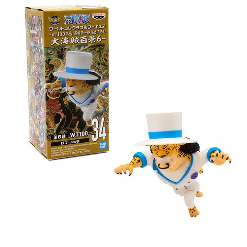 One Piece WCF Figure - ROB LUCCI New Banpresto 18399 D (Robu Rutchi ...