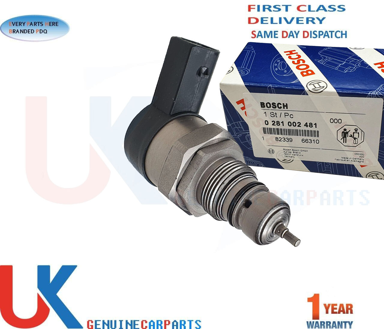 BMW 5 Series E60 Diesel Fuel Rail Pressure Regulator Valve Bosch ...