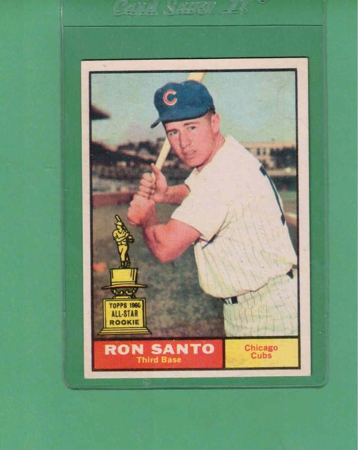 1961 Topps Chicago Cubs Ron Santo Rookie # 35 NM-MT Tough Card !!!! | eBay
