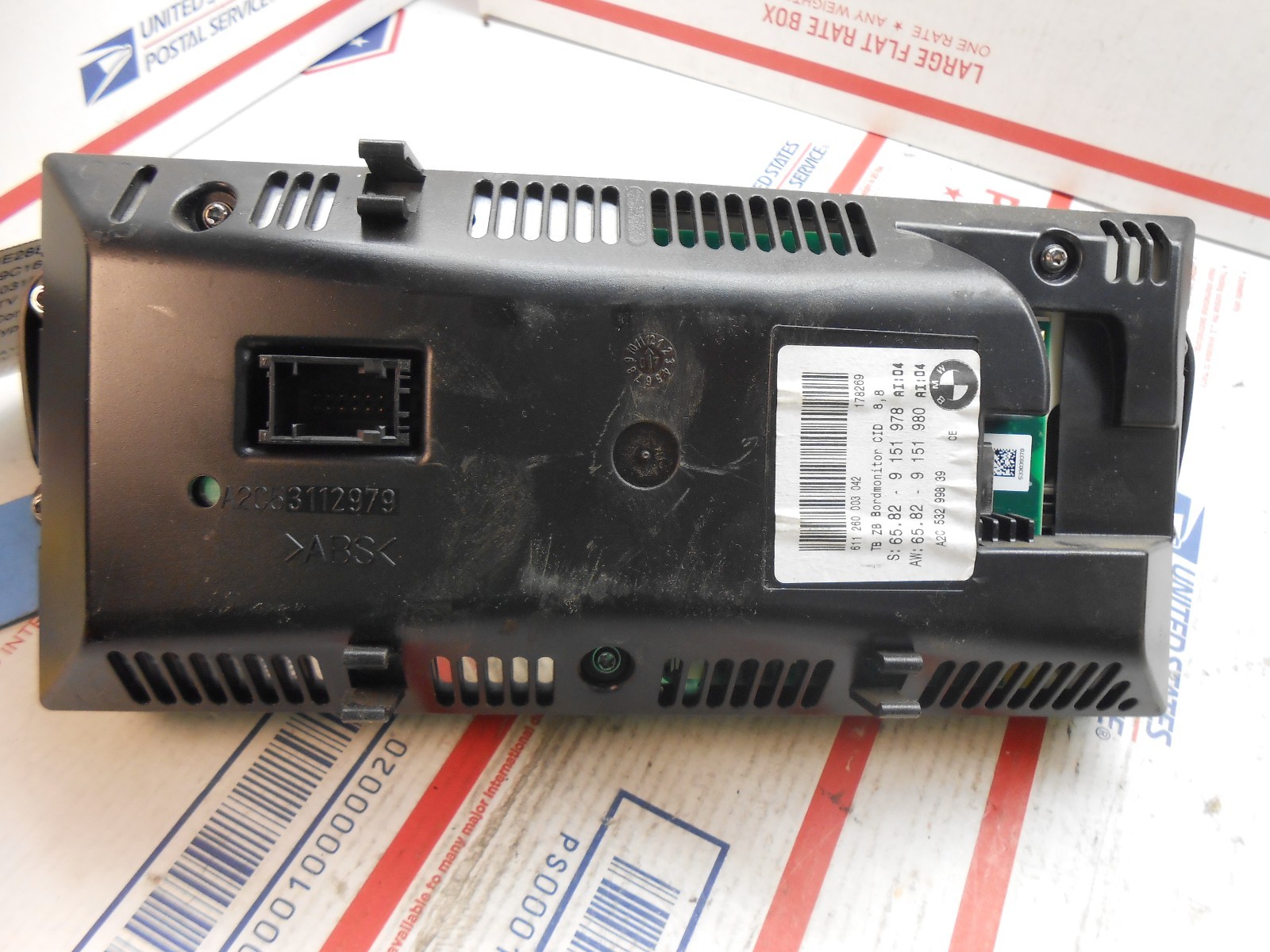 08 bmw 535i icn display screen w/ nav system 65829151978 9151978 ic ...