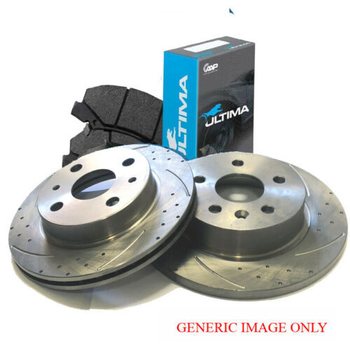 Rear SLOTTED 279mm BRAKE ROTORS & PADS COMMODORE VL VN VP VR VS SOLID ...
