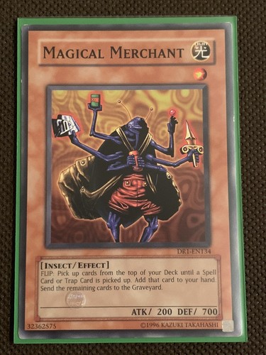 Magical Merchant Yugioh Trading Card DR1-EN134 Common | eBay