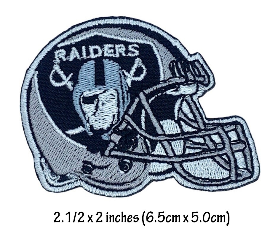 Raiders Football Logo Embroidery Patches ,iron ,sew *TH- USA BY USPS ...