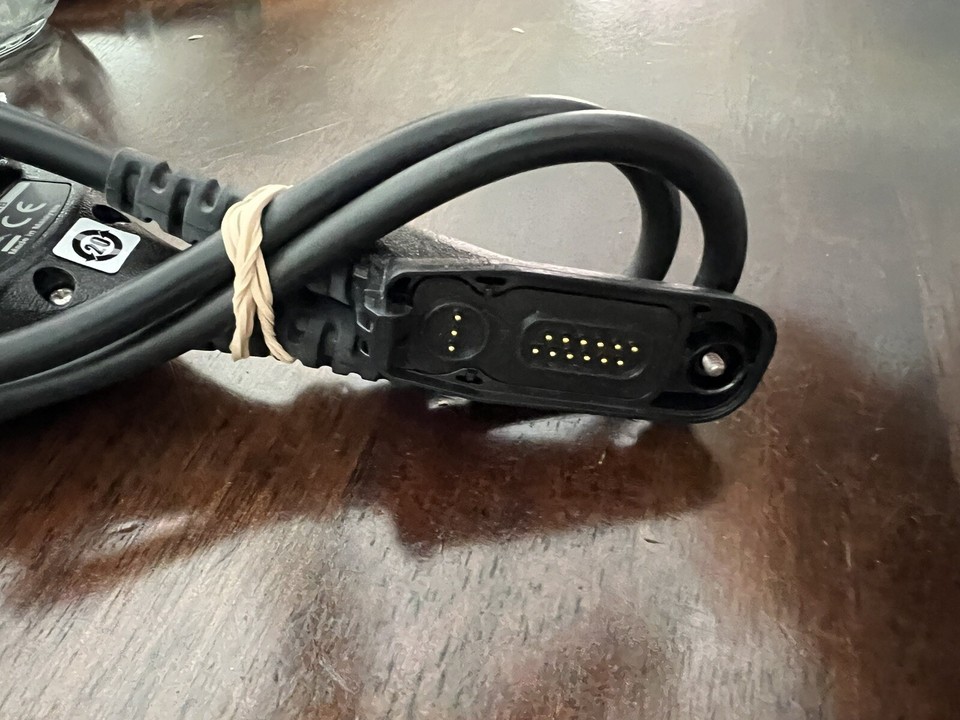 Motorola APX Speaker Mic RSM PMMN4061B 30 Inch Cord 3.5mm Earpiece Jack ...