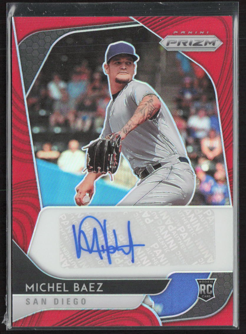 2020 Panini Prizm #RA-MI Michael Baez Red Prizm Auto /75 RC | eBay