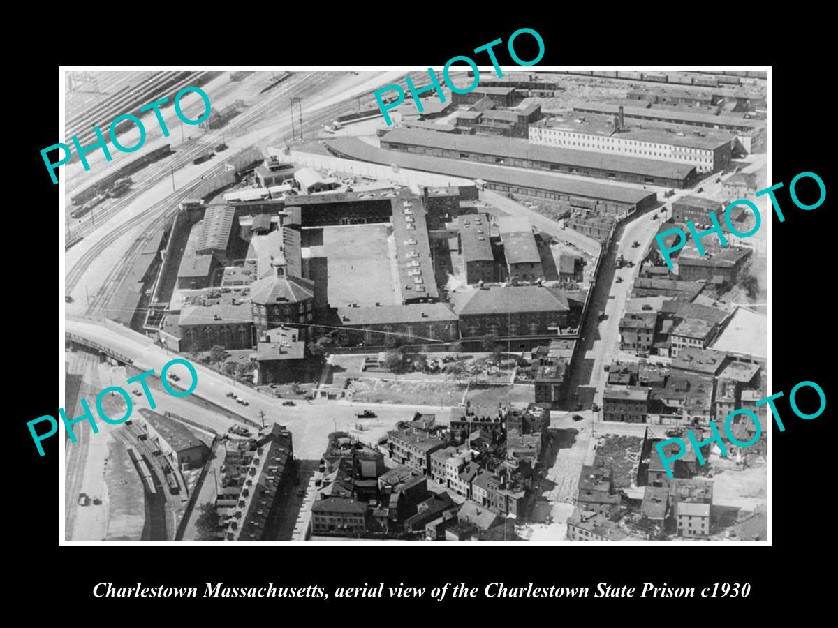 OLD LARGE HISTORIC PHOTO OF BOSTON CHARLESTOWN MASSACHUSETTS STATE ...