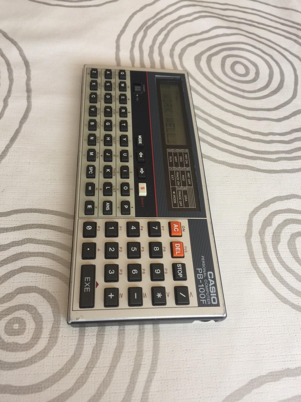 VINTAGE CALCULATOR CASIO PB-100F PERSONAL COMPUTER | eBay