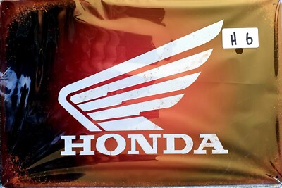 Honda Retro Metal Tin Signs Bar Shed & Man Cave Signs AU Seller | eBay ...