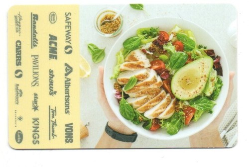 Safeway Acme Albertsons Savor Every Bite Salad Gift Card No $ Value ...