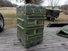 ONE MILITARY SURPLUS SOLAR SERVER RACK (NO BATTERY INCLUDED) MOUNT CASE ...