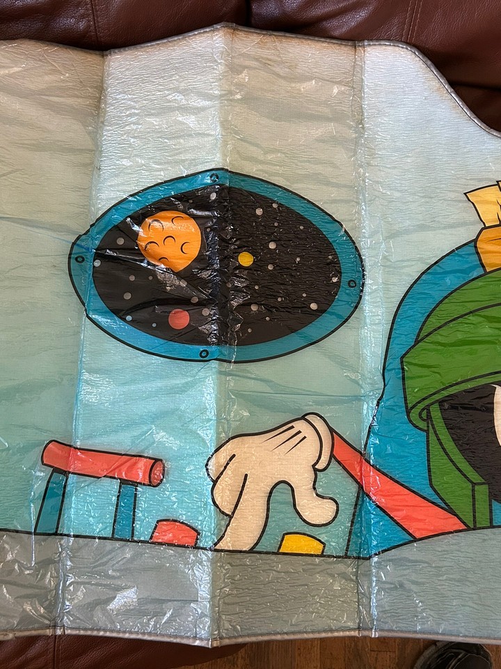 Vintage 1999 Axius & Warner Brothers Marvin the Martian Auto Shade Sun ...