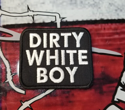 EMBROIDERED DIRTY WHITE BOY PATCH (Made to Order) | eBay