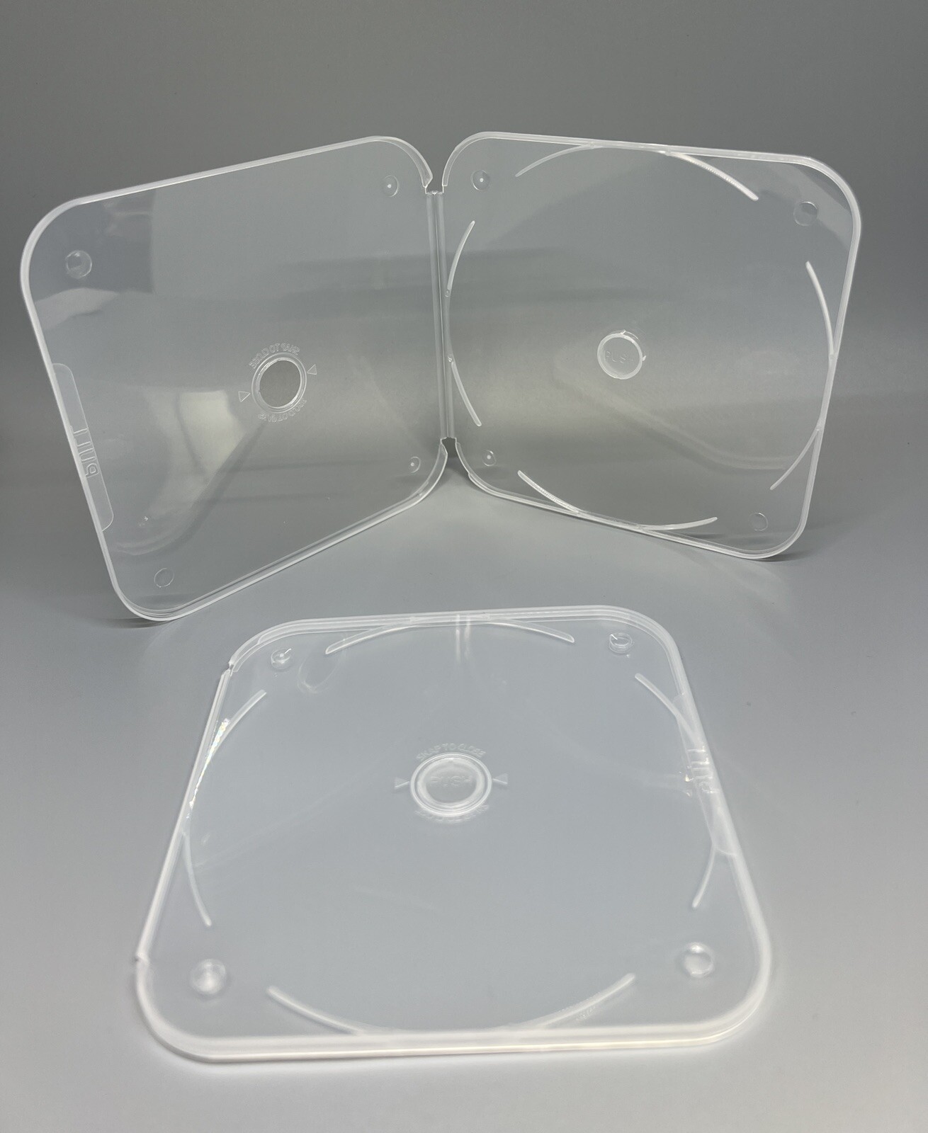 200 PCS NEW CLEAR DISCSAVER POLY CD DVD CASE CLAMSHELL SHELL CSHELL ...