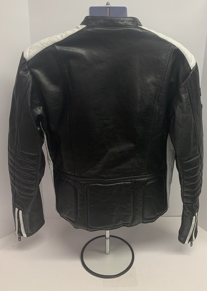 Rare Vintage Original Polo Ralph Lauren 1992 Racing Leather Jacket Size ...