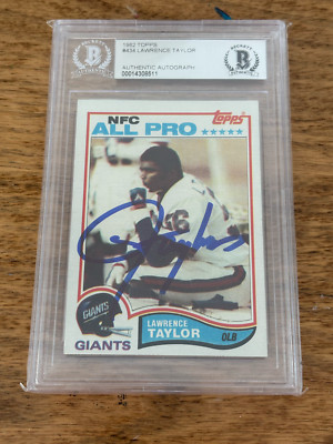 Lawrence Taylor Rookie Card Auto | eBay