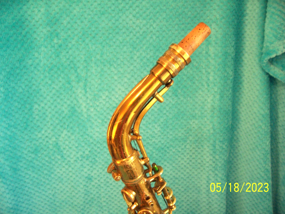 CG Conn 1933 Alto Lady face 6M Rare saxophone transitional sax tech ...