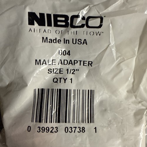 Nibco Copper 604 Male Adapter 1/2 inch | eBay