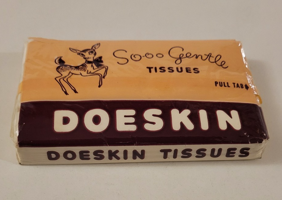 1952 DOESKIN TISSUES with 1952 TOPPS WINGS #7 CARD Inside UNOPENED PACK ...
