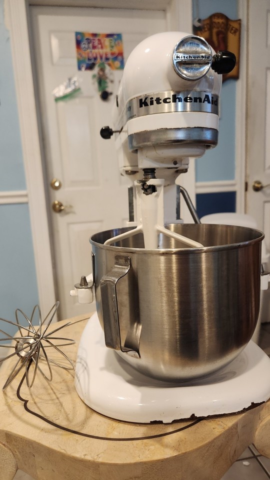 KitchenAid K5SS Heavy Duty Series 5qt Stand Mixer - White 50946000046| eBay