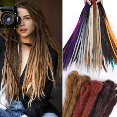 Synthetic Dreadlocks Extensions Single Ended Crochet Dread Handmade ...